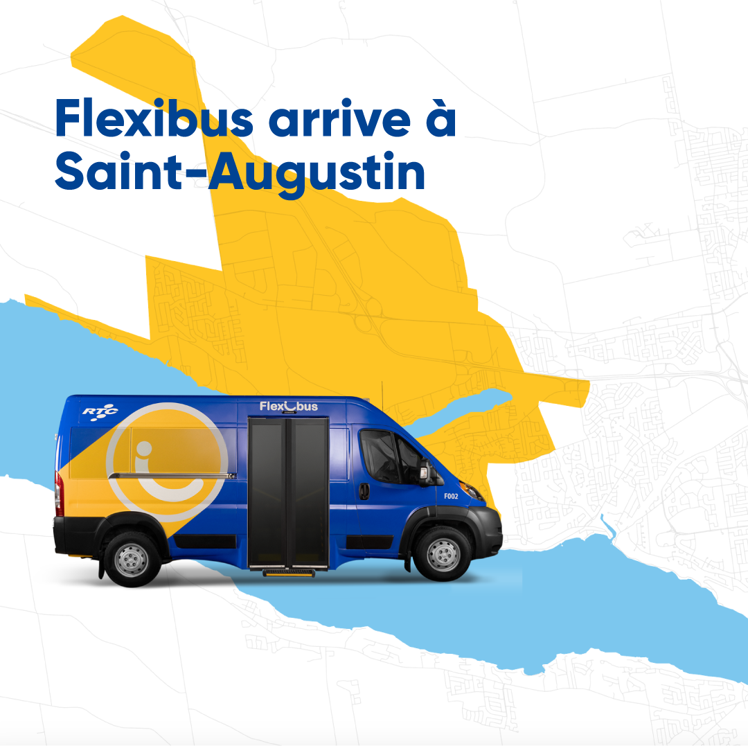 Ville de Saint-Augustin-de-Desmaures - FLEXIBUS - Le transport à la demande est arrivé à VSAD
